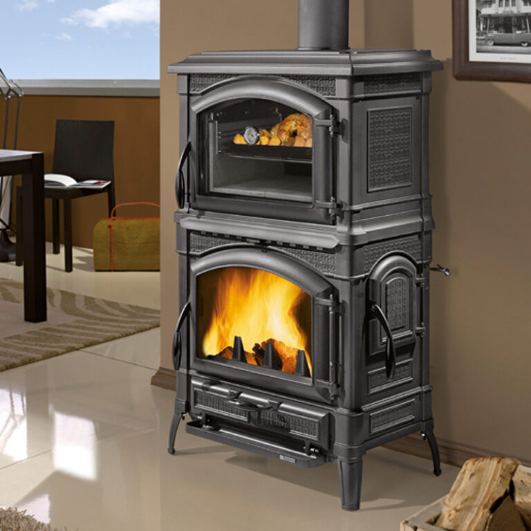 Stufa a legna in ghisa smaltata Isotta Forno EVO La Nordica - Centro Camini